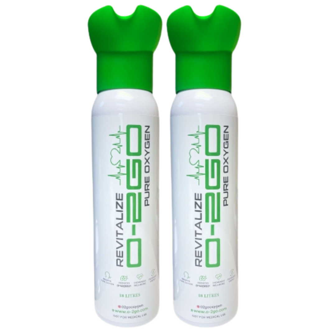 O-2GO Oxygen Can - Pure Oxygen for Enhanced Performance and Wellness