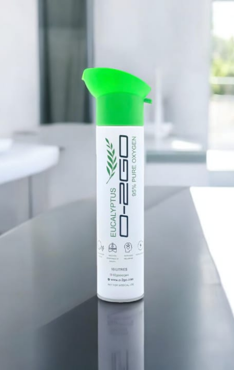 O-2GO Oxygen Can - Pure Oxygen for Enhanced Performance and Wellness